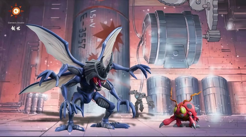 สร้างสรรค์ Biomon [รุ่นสะสม] ฟิกเกอร์อนิเมะ Digimon GK โมเดลตกแต่งโต๊ะ ...