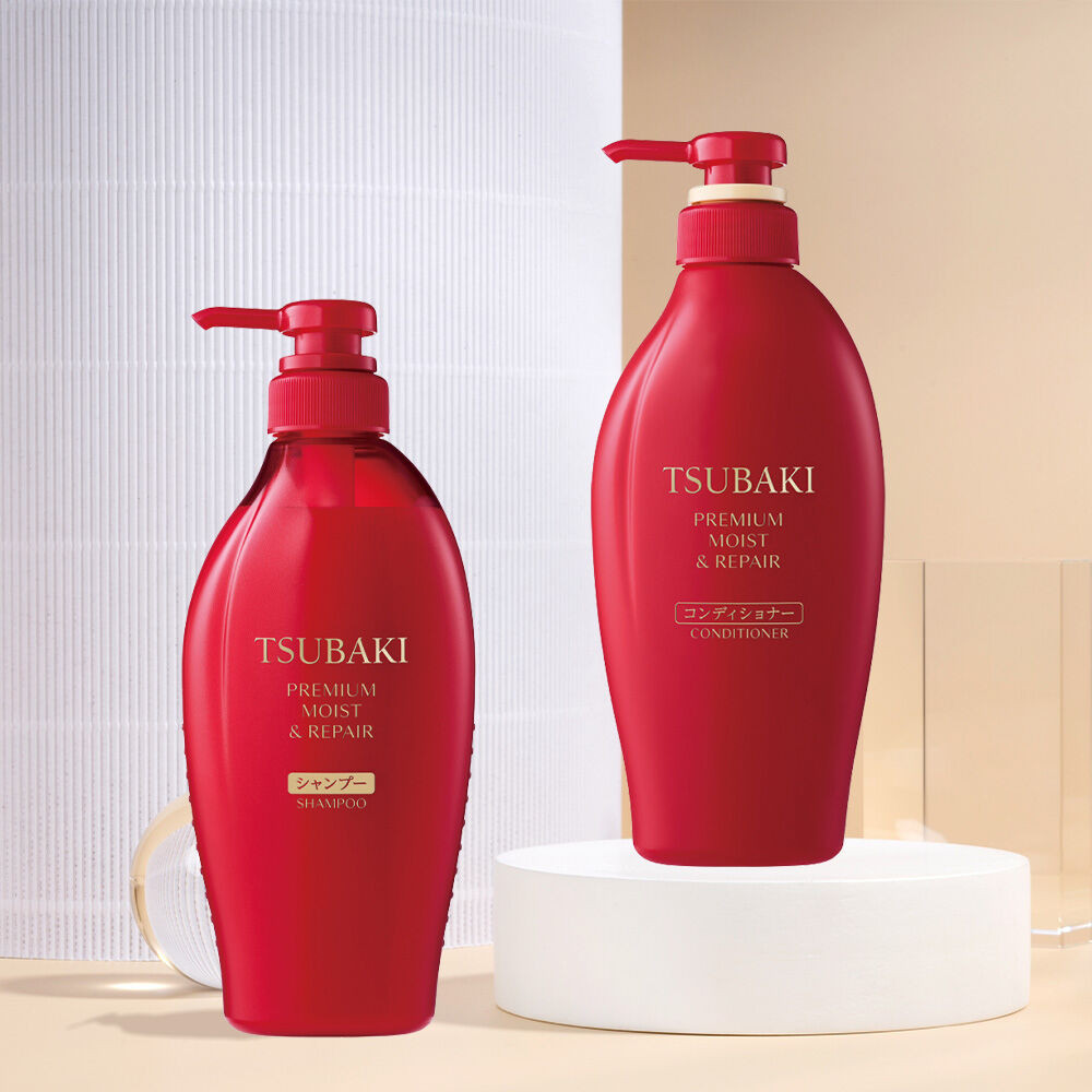 Tsubaki Premium Shampoo ซึบากิ แชมพู 450ml (Hair Fall Care/Moist/Volume/Damage Care/Cool ...