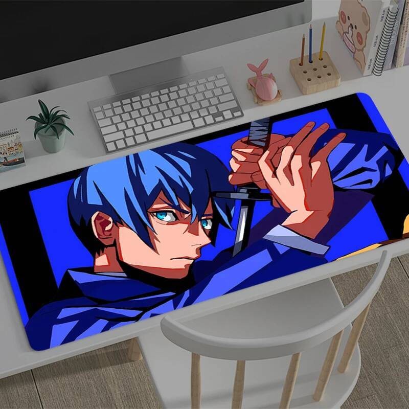 แผ่นรองเมาส์ Large Chainsaw Man Hayawa Aki e-sports เครื่องเล่นเกมแผ่นรองเมาส์แผ่นรองแป้นพิมพ์ ...
