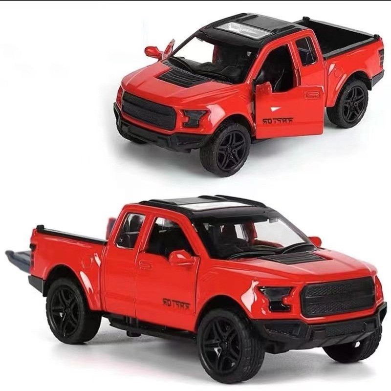 COD รถรุ่นเหล็ก รถของเล่นเด็ก ระบบกู้คืนพลังงาน 1:36 Ford Raptor ...