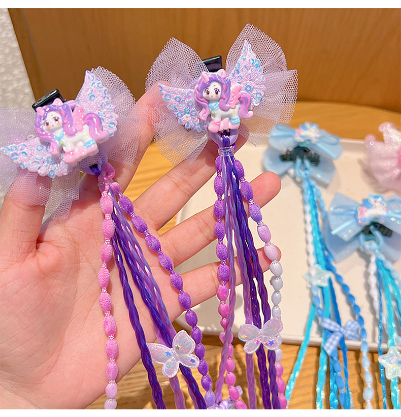 วิกผมโบว์เด็ก Braids My Little Pony Streamer Clamp | Shopee Thailand