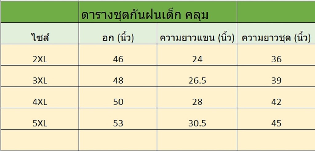 COCO ชุดกันฝนเด็กแบบคลุม ใส่ได้ทั้งเด็กชาย เด็กหญิง รุ่นPVC-2068 ...
