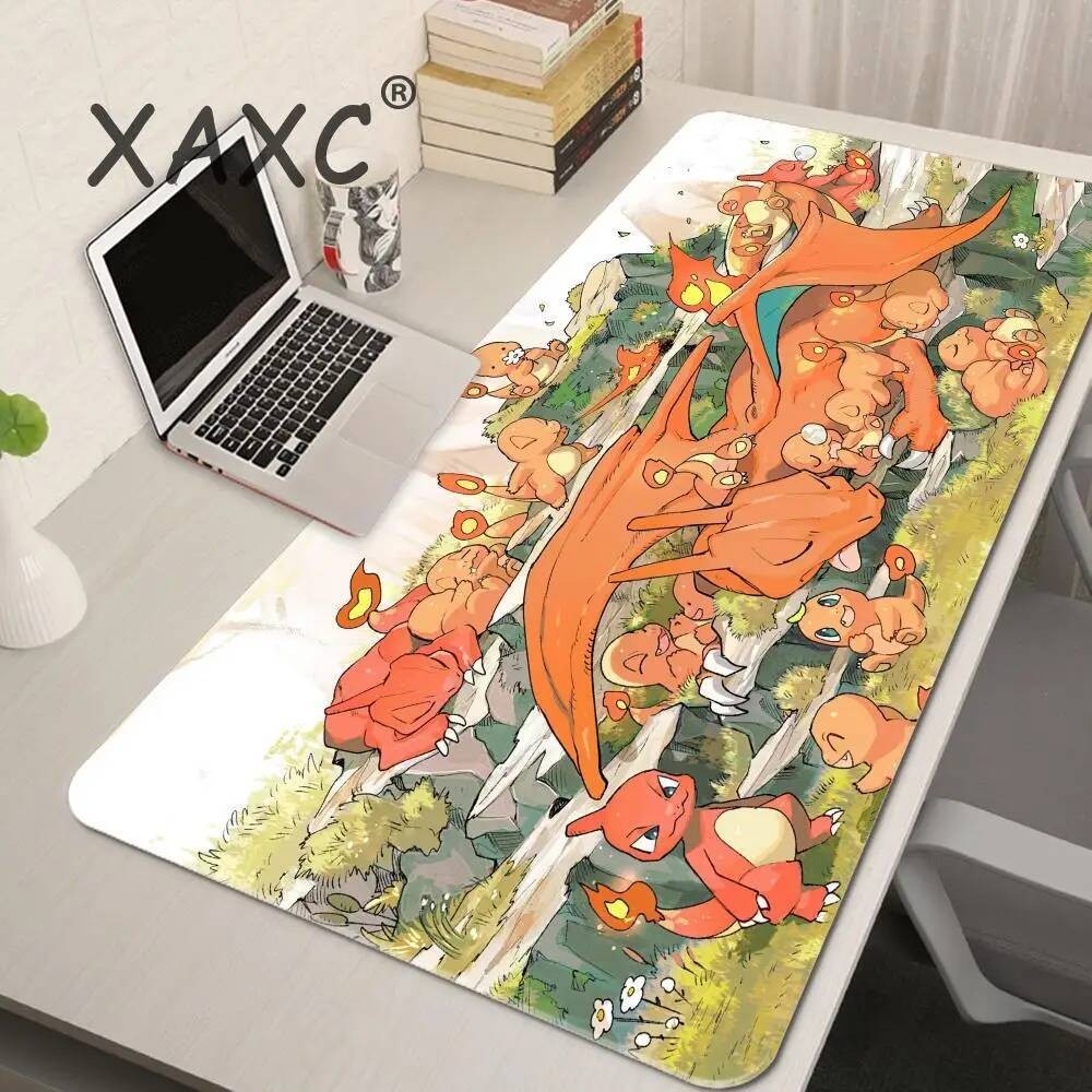 Fiery Dragon Mouse Pad แล็ปท็อปญี่ปุ่นอะนิเมะคีย์บอร์ดเกมพรม PC P ...