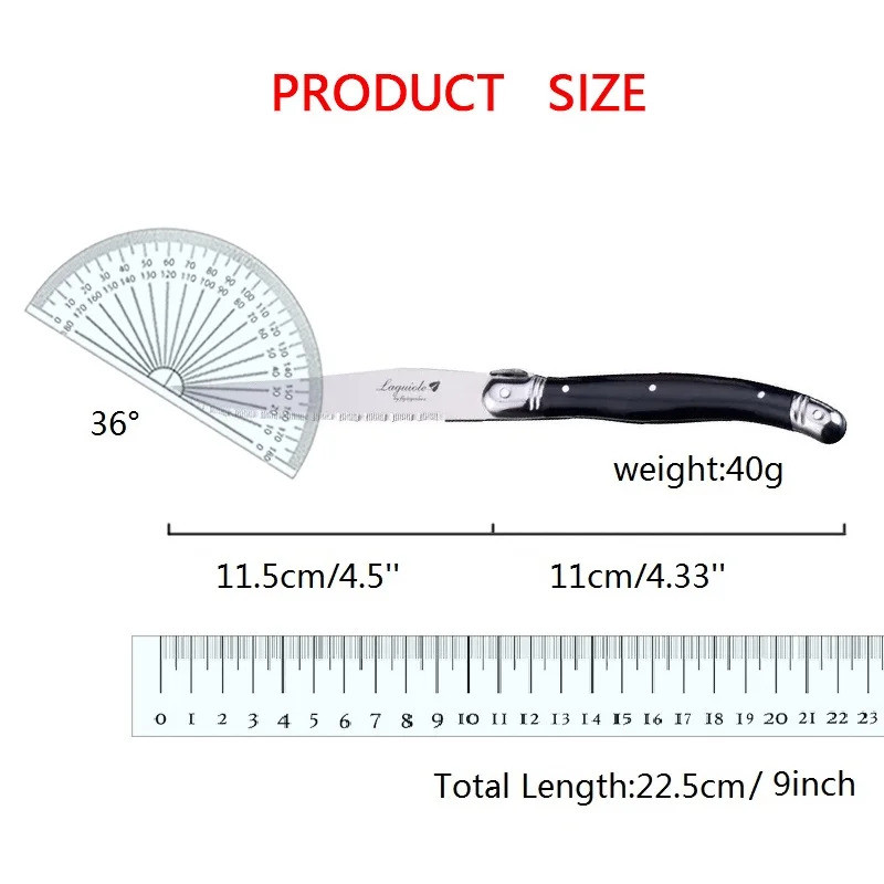 6-8pcs Laguiole Steak Knives Rainbow Dinner Table Knife Stainless Steel ...