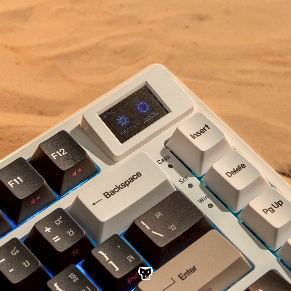 [ประกัน 1 ปี] SARU คีย์บอร์ดเกมมิ่งจอ LED COLOR TFT KX-81 JUPITER NEW ...