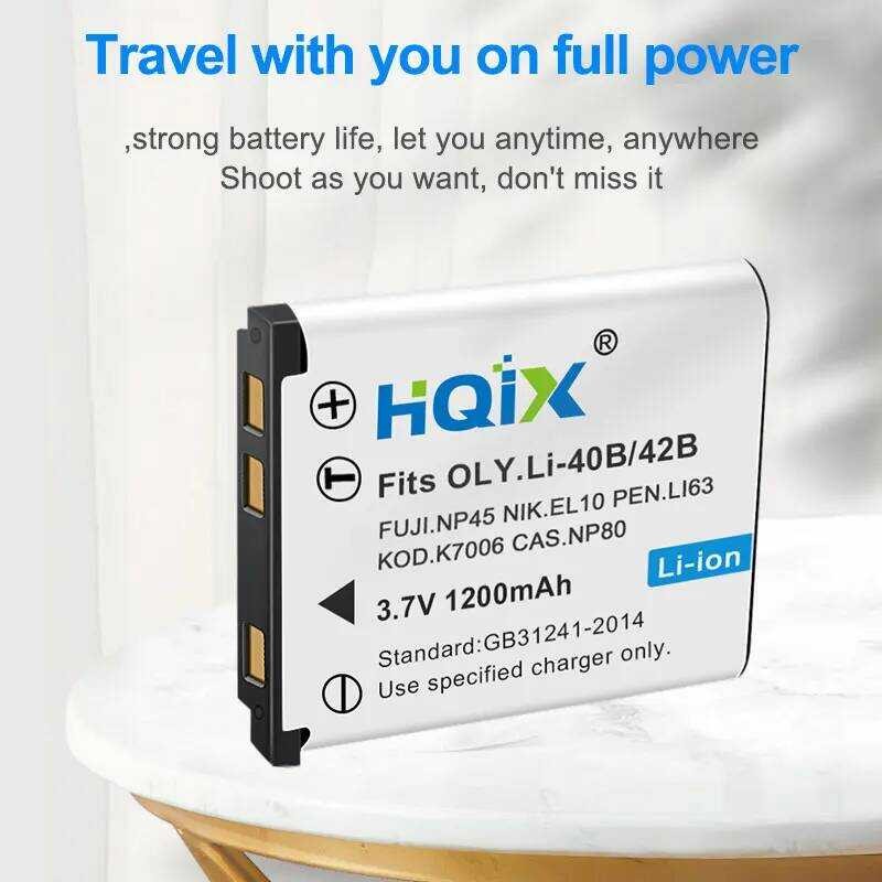 Hqix สำหรับ Sanyo Vpc-T850 Tp1010 T1495 Ds5370กล้อง Np-45ชาร์จแบตเตอรี่ ...