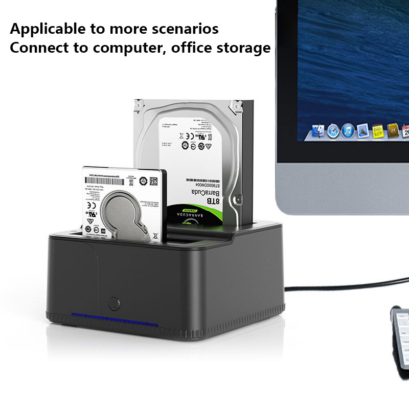 HDD Docking Station อะแดปเตอร์ SATA เป็น USB 3.0 สําหรับ 2.5 3.5 SSD ...