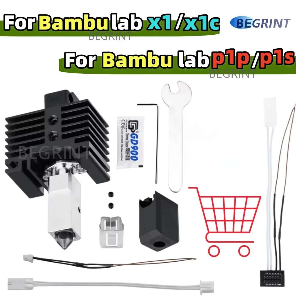 สําหรับBambu Lab Hotendอัพเกรด 2.0 รุ่นBambulab BiโลหะFitไม้ไผ่ ...