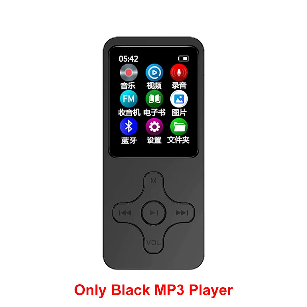 2025 ใหม่ MP3 เครื่องเล่นบลูทูธลําโพง 64GB Mini MP3 เครื่องเล่นเพลง FM ...