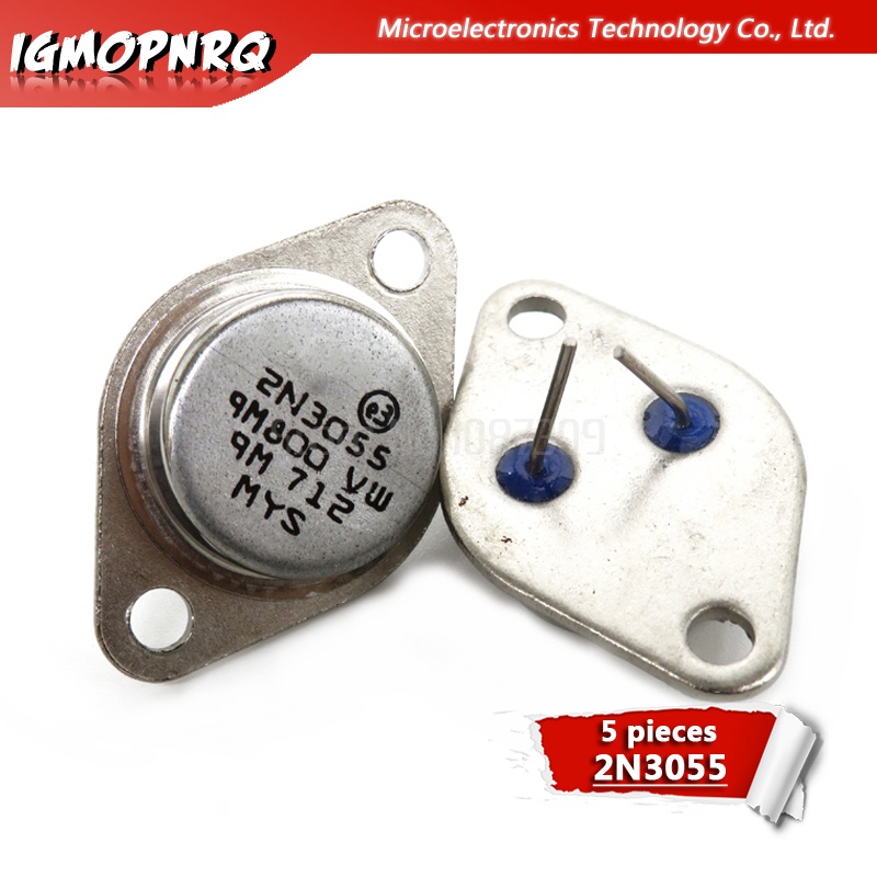 ใหม่ ของแท้ ชิพ IC 2N3055 2N3773 3055 3773 TO-3 NPN AF 5 ชิ้น | Shopee ...