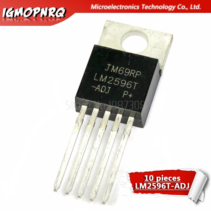 ชิปลดแรงดัน LM2596T-5.0 TO220-5 LM2596T TO-220 LM2596-5.0 LM2596T-3.3 LM2596-3.3 LM2596T-12 ...