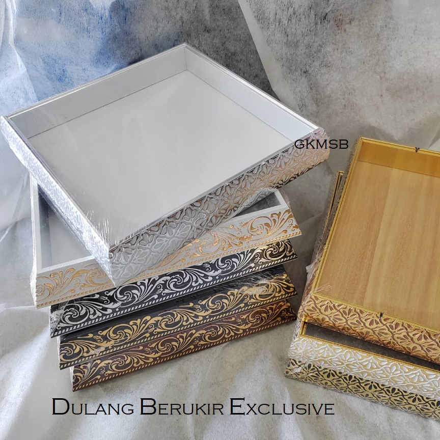 ถาดแต่งงานไม้พิเศษพาเลท GKDL / Dulang hantaran borukir | Shopee Thailand