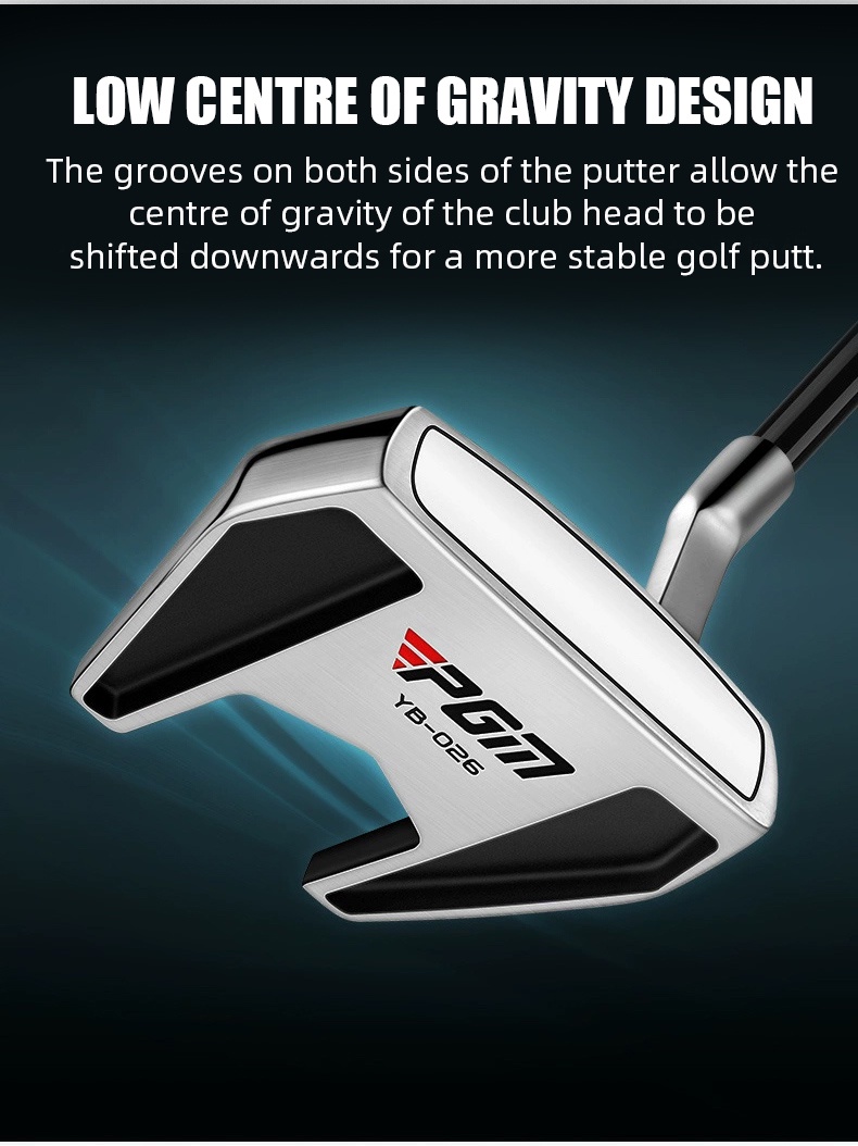 PGM GOLF PUTTER สแตนดิ้งพัตเตอร์กอล์ฟ ใช้ได้ทั้งมือซ้าย-ขวาพร้อมระบบเก็บลูกและแนวเล็ง TUG054 ...