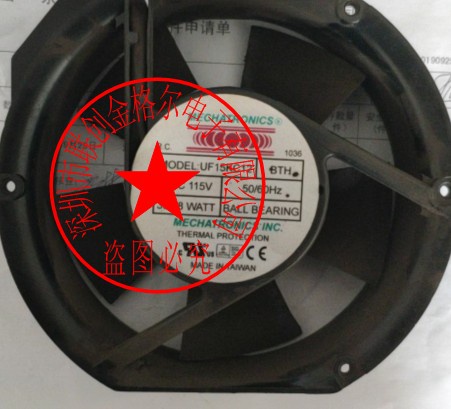 พัดลมนําเข้าโครงอลูมิเนียมไต้หวันของแท้ UF-15KC12 BTH UF-15KC12 BWH ...