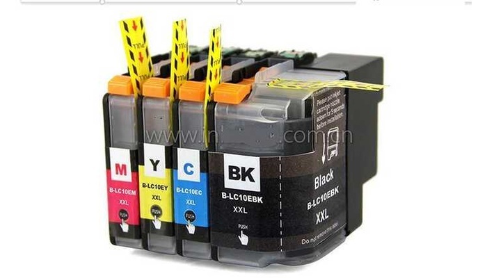 อิงค์เวย์ 2 ชุด ตลับหมึกสำหรับเครื่องพิมพ์บราเดอร์ MFC-J6DW, LC10E BK ...