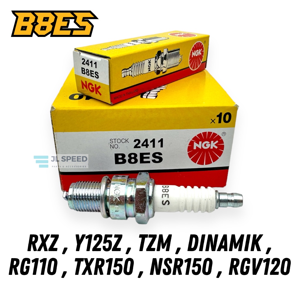 Ngk SPARK PLUG C7HSA BP7HS CPR8EA-9 B8ES EX5 KRISS C70 WAVE 125 RXZ 125ZR Y80 Y100 Y110SS LC135 ...