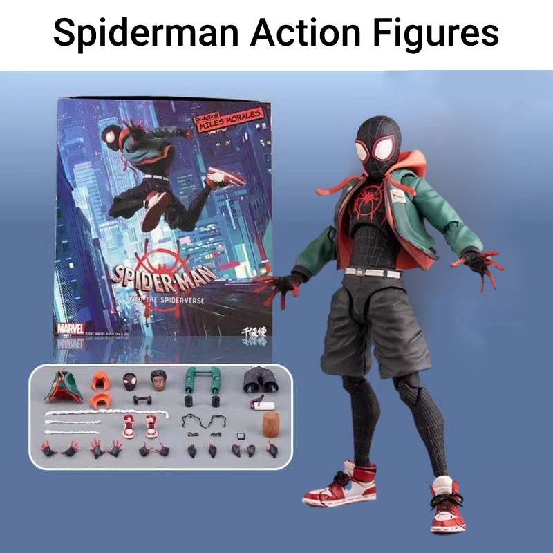 Shf Marvel Spider-man Parallel Universe 2 Miles Pvc Action Figure รุ่น ...