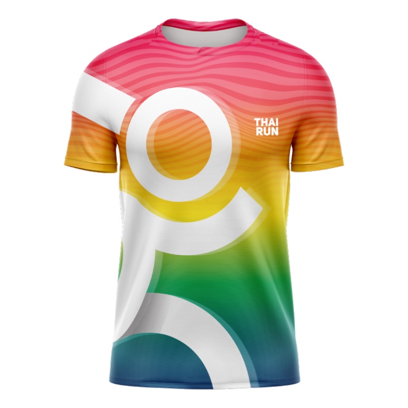 Thairun(ไทยรัน) เสื้อวิ่ง เสื้อกีฬา THAIRUN RAINBOW | Shopee Thailand