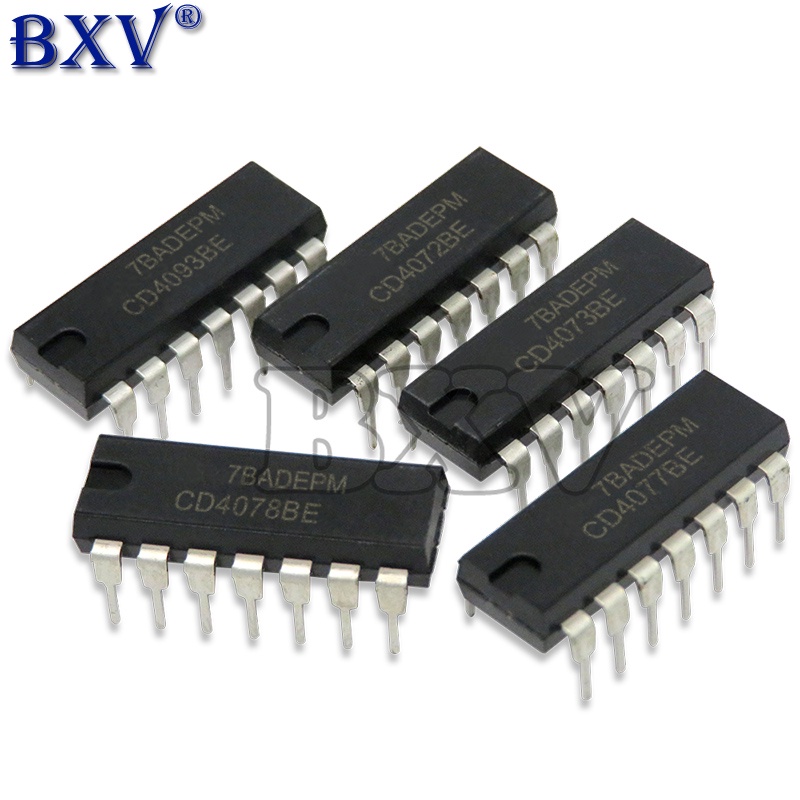 ชิป DIP CD4093BE CD4093 DIP-14 CD4072BE CD4072 CD4073BE CD4073 CD4077BE CD4077 CD4078BE CD4081BE ...