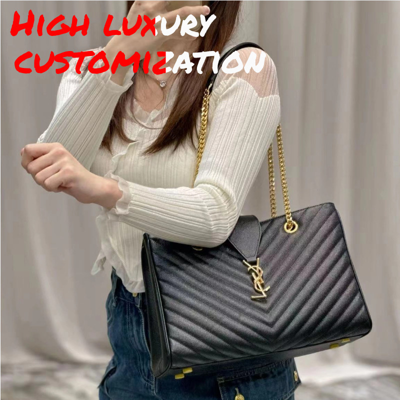 YSL Saint Laurent Caviar Series ขนาดใหญ่ แซงต์โลร็องต์ กระเป๋าช้อปปิ้ง ...