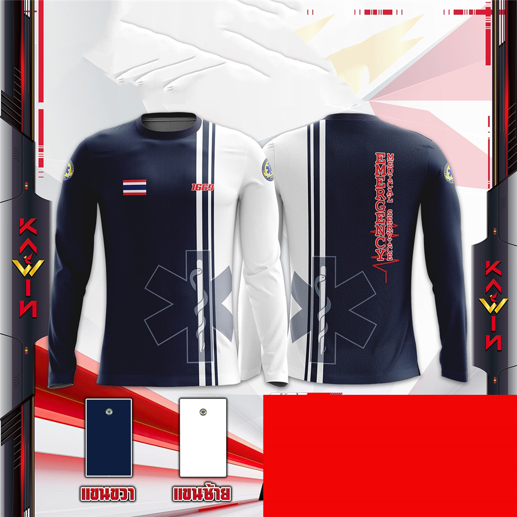 Polo Rescue Team 2 NEDA 1669 Light Rescue Po Tek Tung EMR EMT | Shopee ...