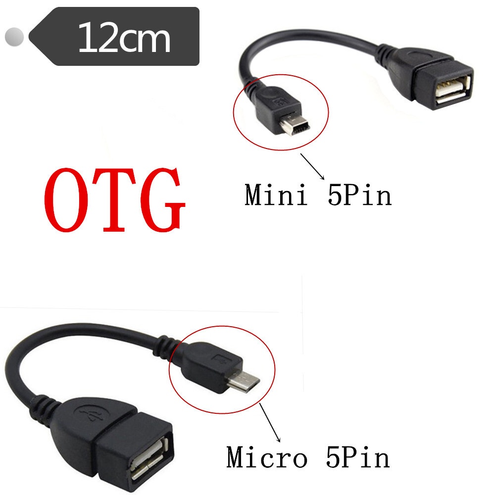 สายเคเบิลแปลงสัญญาณ USB เป็น USB ตัวเมีย otg USB Mini 5p otg Mike 5p ...