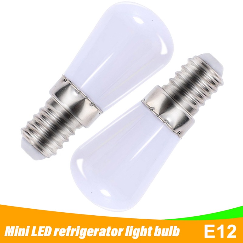 หลอดไฟ LED 220V E12 E14 ขนาดเล็ก ความสว่างสูง สีขาว สําหรับตกแต่งบ้าน ตู้เย็น | Shopee Thailand