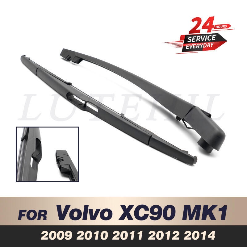 ชุดใบปัดน้ําฝนด้านหลัง 14 นิ้ว และแขน สําหรับ Volvo XC90 MK1 2009 2010 ...