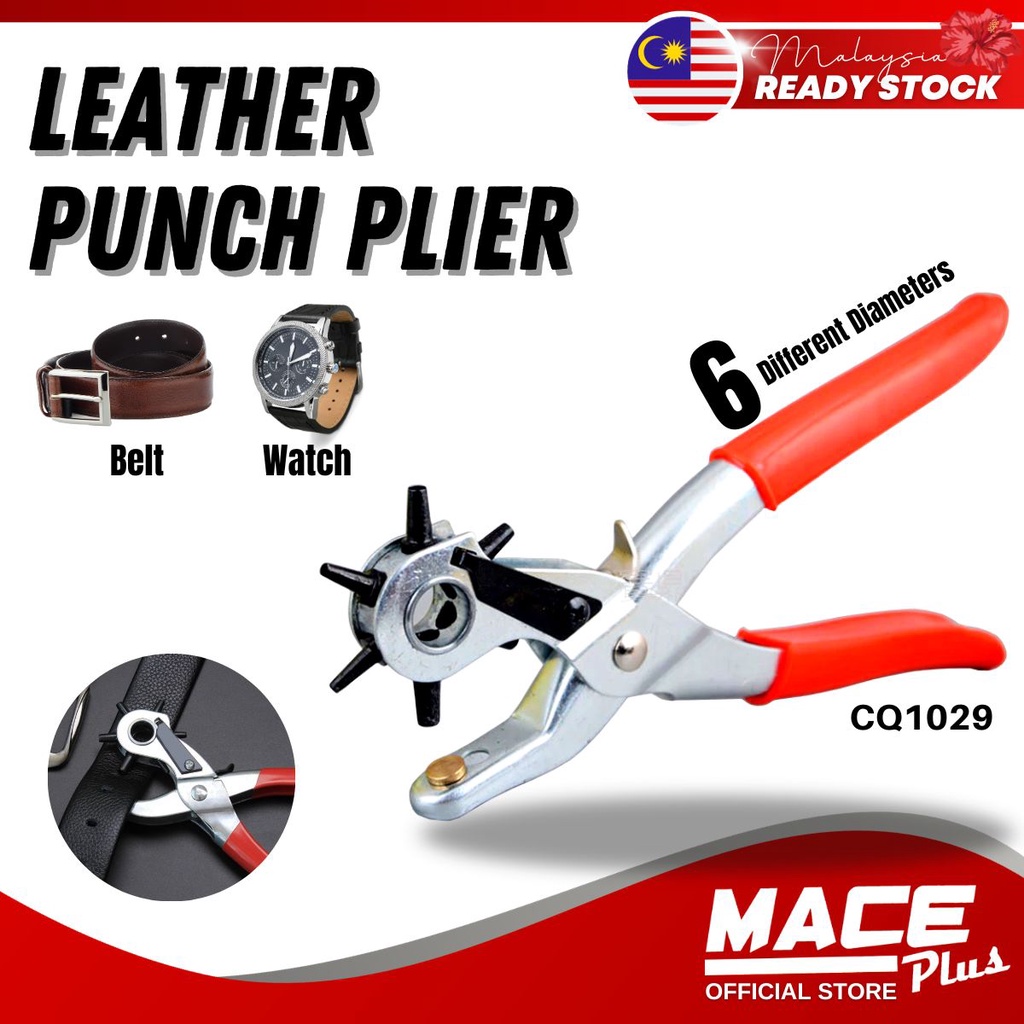 Cq1029 มือ Puncher หนัง Punch คีมเข ็ มขัดนาฬิกา Hole Maker นาฬิกาสาย ...