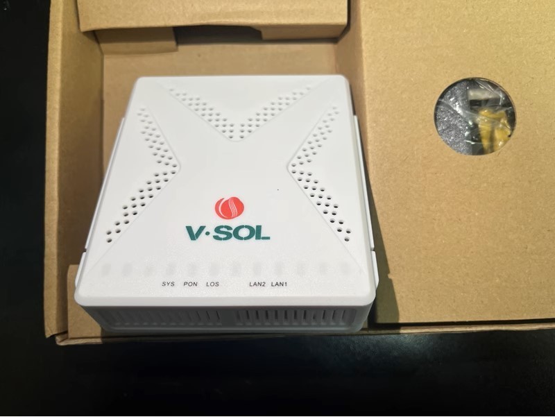 Vsol สวิตช์ 2.5G XPON ONT Vsol EPON GPON ONU พร้อม Pppoe แบบเปลี่ยน 2 ...