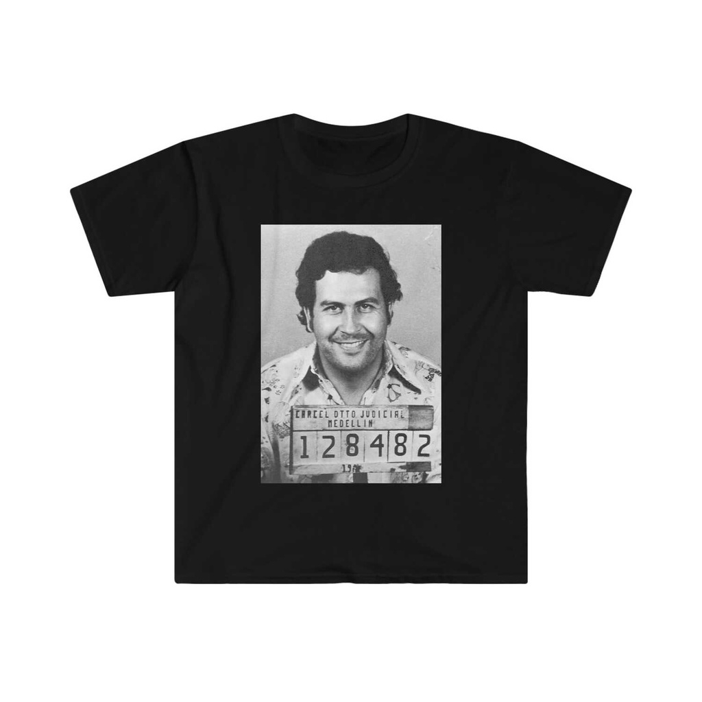 เสื้อยืด ลาย Pablo Escobar Mugshot | Shopee Thailand
