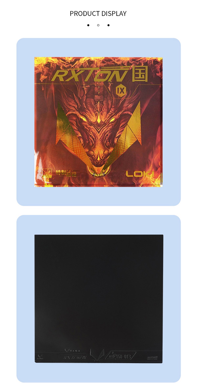 Loki RXTON 9 ยางปิงปองฟองน้ํา ITTF สีฟ้า พร้อมห่วง สําหรับตีเทนนิส ...