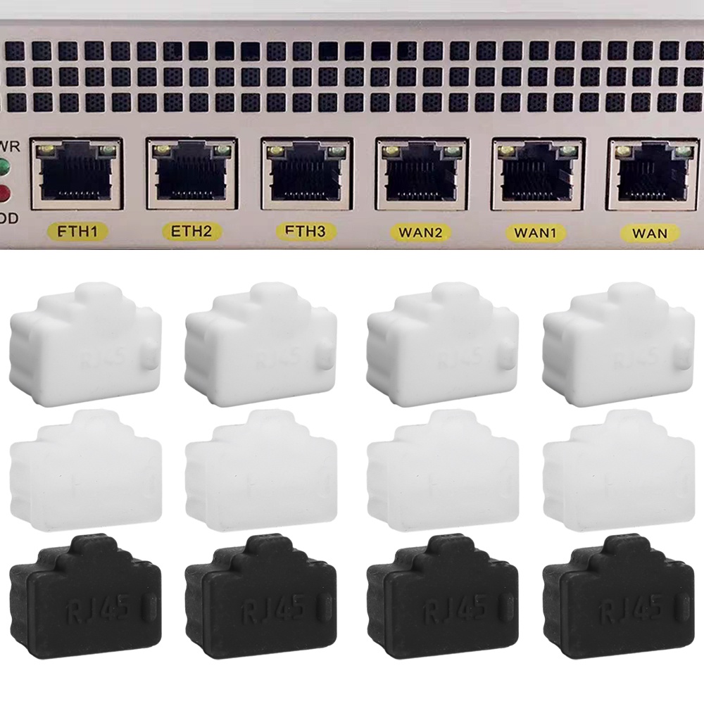 Rj45 ตัวป้องกันซิลิโคน - ฝาครอบป้องกันฝุ่น - พอร์ตอีเธอร์เน็ต ปลั๊ก ...
