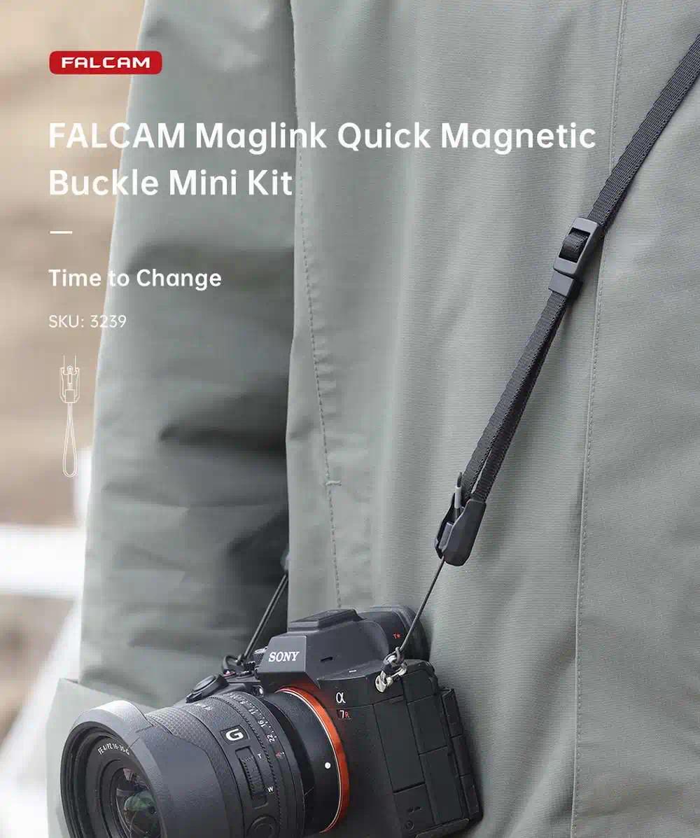 Falcam Maglink หัวเข็มขัดแม่เหล็ก แบบปลดเร็ว ขนาดเล็ก สําหรับสายคล้อง ...