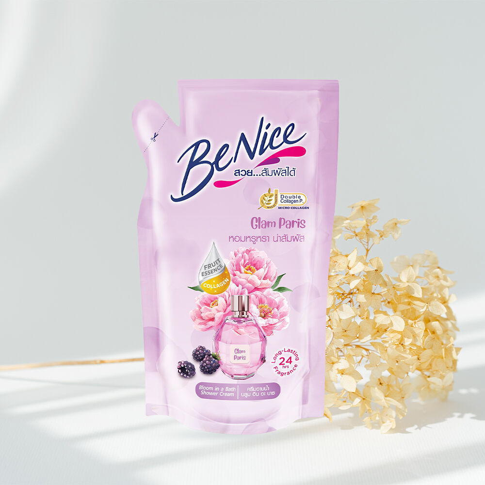 BeNice Shower Cream Refill บีไนซ์ ครีมอาบน้ำถุงเติม 400ml (Cellulite ...