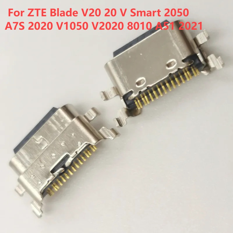 พอร์ตเชื่อมต่อที่ชาร์จ USB Type C สําหรับ ZTE Blade V20 20 V Smart 2050 ...
