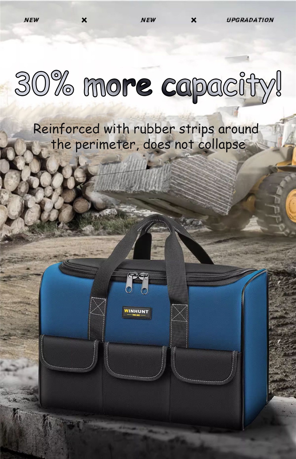 Winhunt Tool Bag กันน้ําหลายกระเป๋าเครื่องมือจัดระเบียบกระเป๋า ...