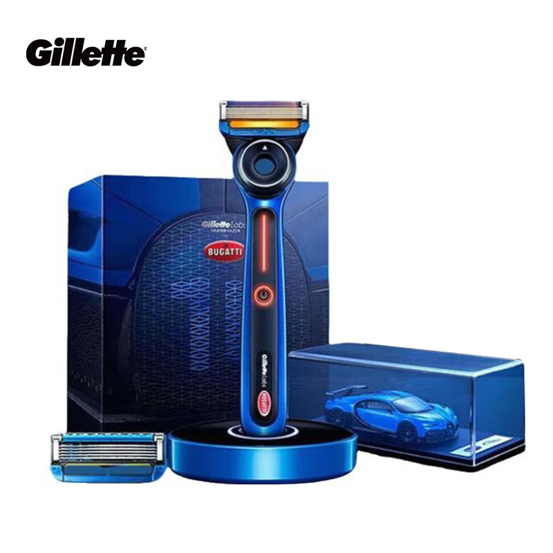 Gillette Labs Heated Razor Bugatti Limited Edition เครื่องมือโกนหนวดมีด ...