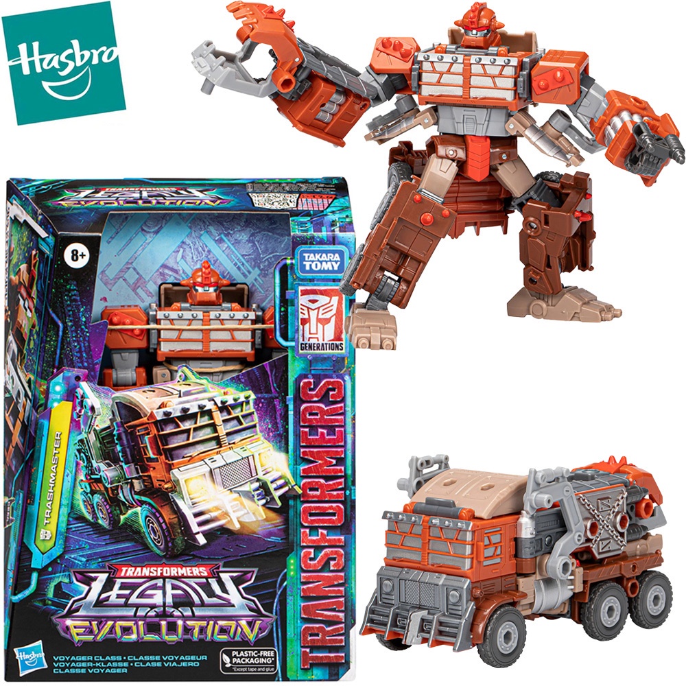 Hasbro Transformers Legacy Evolution Trashmaster Voyager Class Action ...