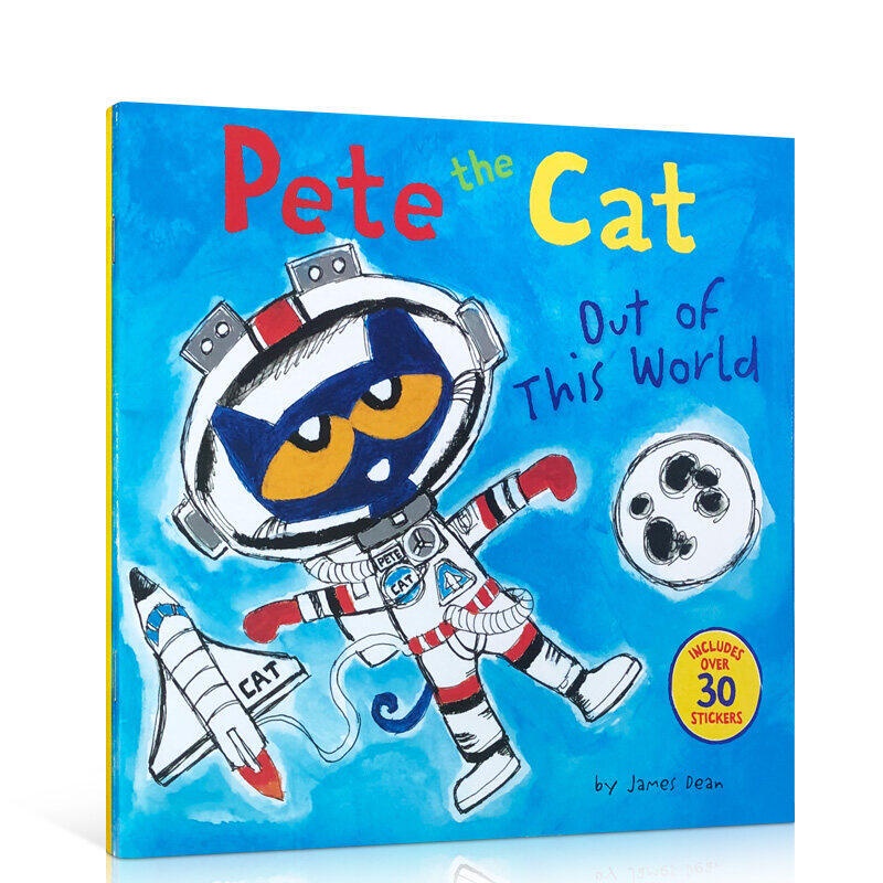 Pete The Cat Out Of This World หนังสือภาพภาษาอังกฤษต้นฉบับสำหรับเด็ก ...