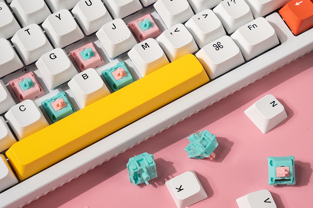 【พร้อมส่ง】Zuoce Bubble Gum switch (30 แพ็ก)(พร้อมส่ง/Lubed) สวิตช์คอม ...