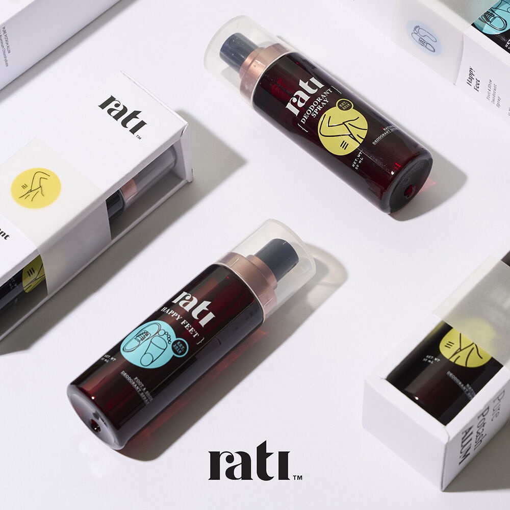 rati Natural Deodorant Spray 50ml ระติ สเปรย์ระงับกลิ่นกายบริเวณใต้วงแข ...