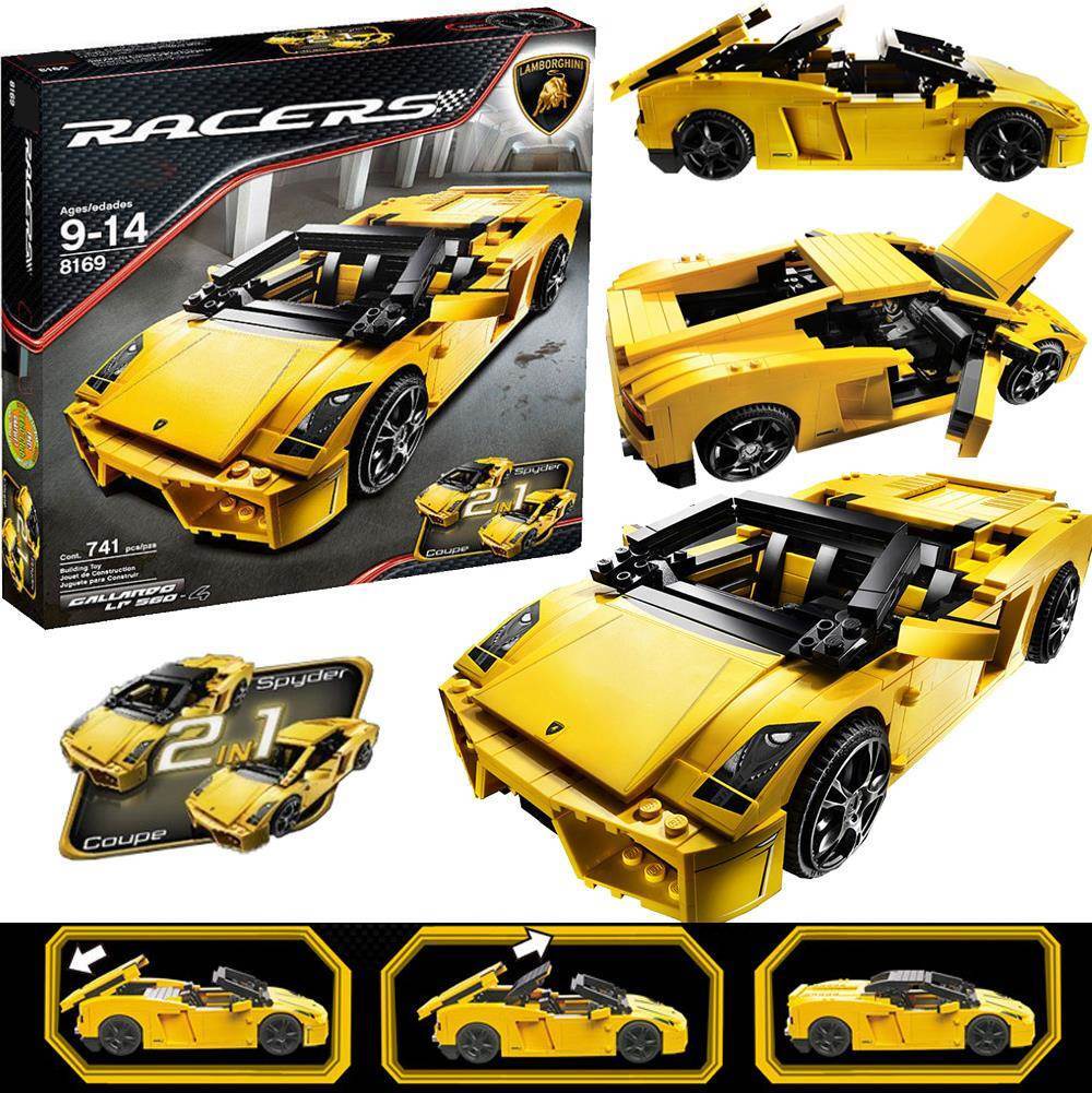 LEGO Lamborghini LP560-4 supercar 8169 convertible sports car lightning ...