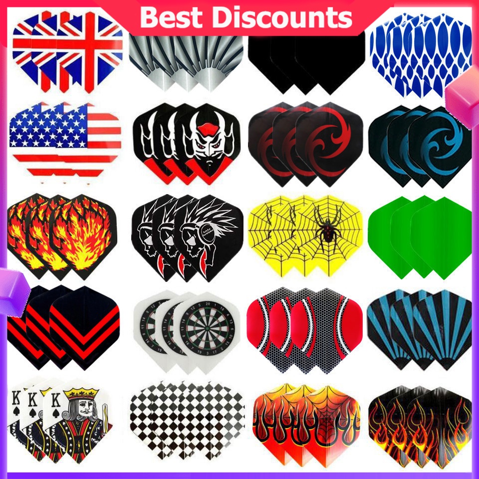 Fox Smiling 60PCS 2D Cool Standard Dart Flights Nice ลูกดอกเที่ยวบิน ...