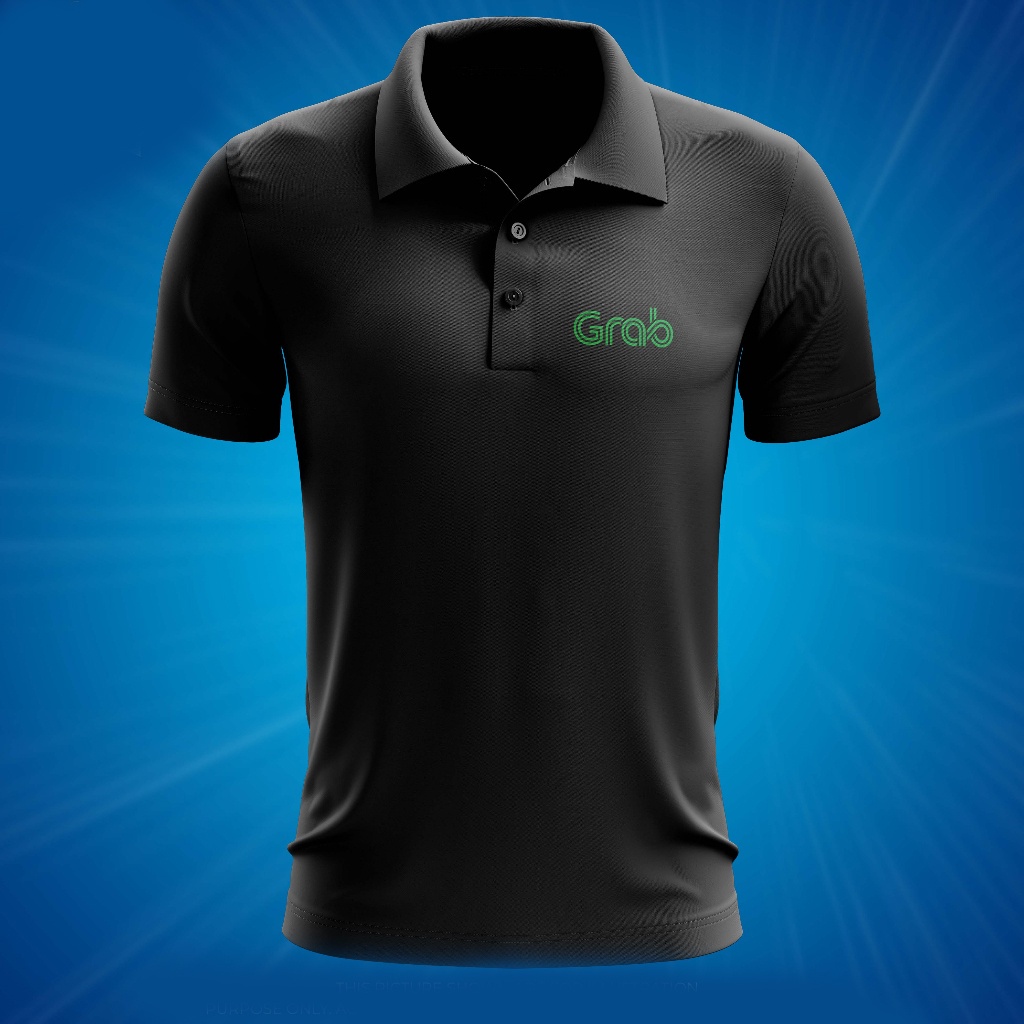 เสื้อยืดแขนสั้น พิมพ์ลาย BAJU GRABB UNISEX SULAM GRAB 24JAM | Shopee ...