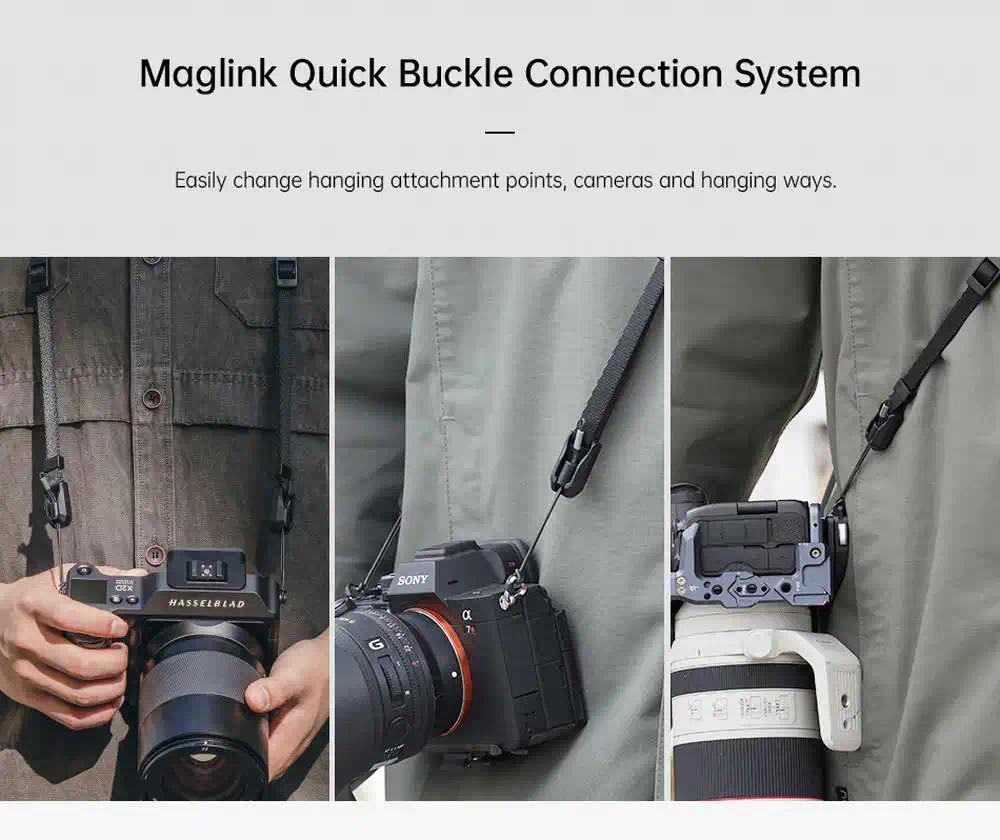 Falcam Maglink หัวเข็มขัดแม่เหล็ก แบบปลดเร็ว ขนาดเล็ก สําหรับสายคล้อง ...