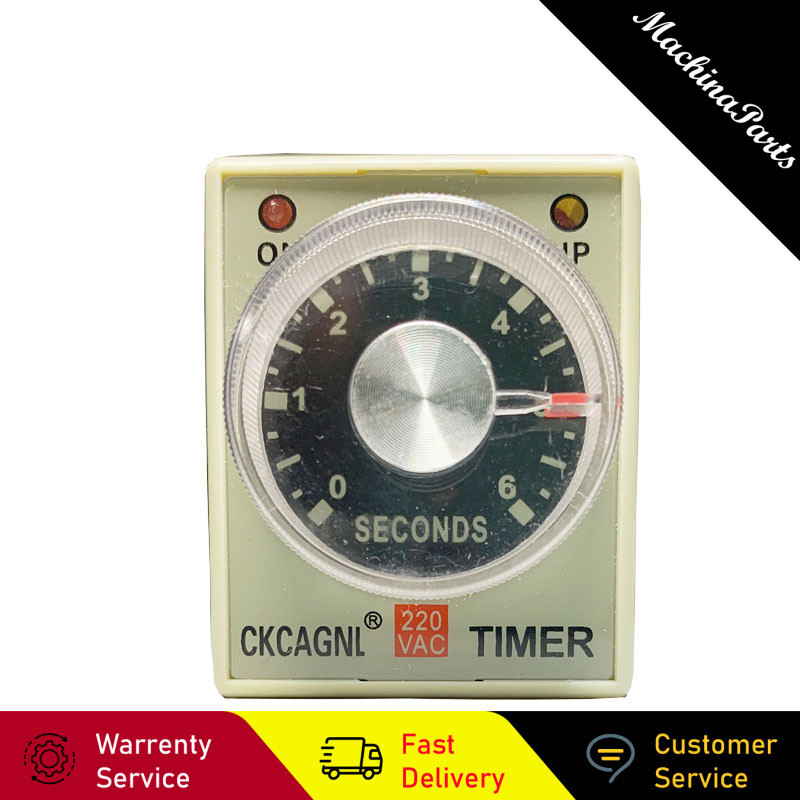 Ah3-2 Delay Timer + ซ็อกเก็ต 2 ชุด Delay Contact Time Relay AH3-2/AH3-3/AC220V DC24V 110V 12V1S ...