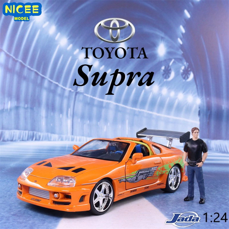Jada 1:24 Brian & 1995 Toyota Supra โมเดลรถยนต์จําลอง โลหะผสม ของเล่นสําหรับเด็ก J4 | Shopee ...