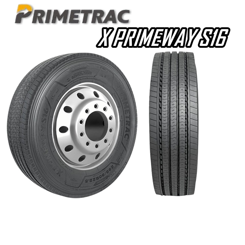 ยางรถบรรทุก เรเดียล ขนาด 295/80R22.5 รุ่น X PRIMEWAY S16 18PR ยี่ห้อ PRIMETRAC | Shopee Thailand