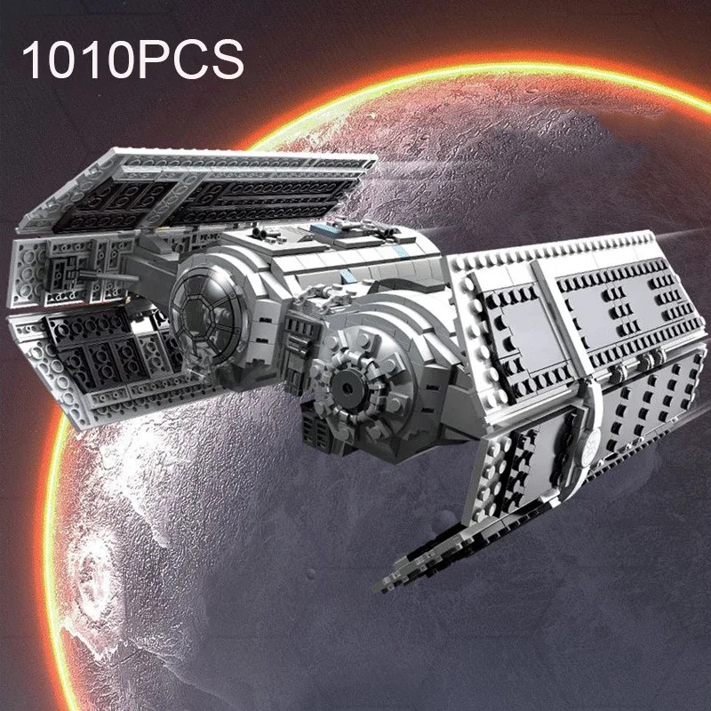 1010 Space Bomber Building Blocks Model Space Warship Satellite ...